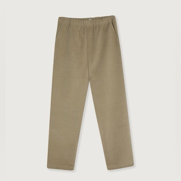 OAK + FORT | Pants & Jumpsuits | Oak Fort Beige Suedelike Pullon Pants ...